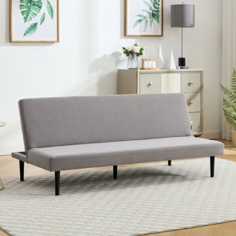 Modern Grey Convertible Sofa Bed