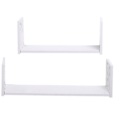 Set of 2 Wall Mounted Display Shelf