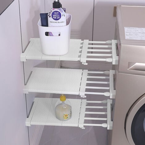 Extendable Divider Shelf Closet Storage Rack, 38-55cm