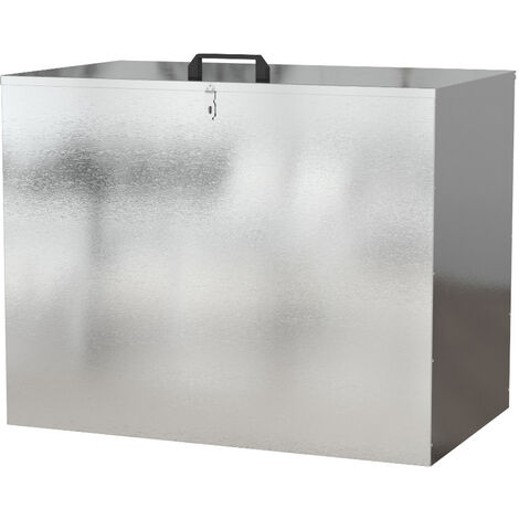 Outdoor Large Galvanized Feed Storage Bin