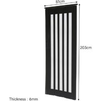81cm PVC Acrylic Folding Screen Folding Door