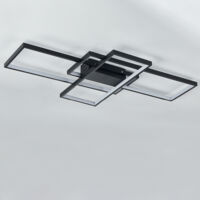 Modern Rectangle LED Chandelier Ceiling Light , 110CM Dimmable