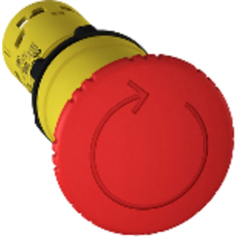 Harmony arrêt d'urgence - rouge Ø40mm - Ø22 - tourner pour déverouiller ...