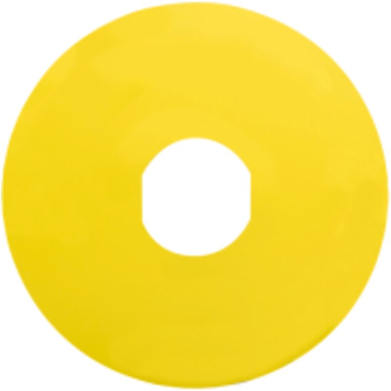 Harmony étiquette circulaire Ø90mm - jaune - non marquée - ZBY8101