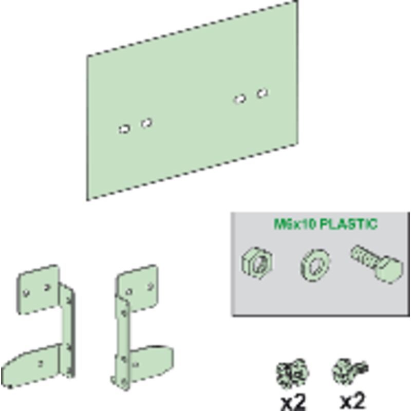 Linergy LGYE - Kit écran isolement éclisse - neutre - LVS04624
