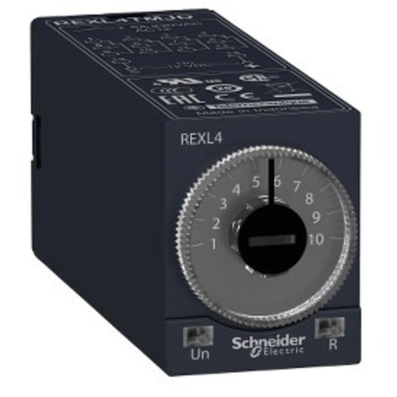 Zelio Time - relais temporisé travail - 0,1s..100h - 230Vca - 4FO ...