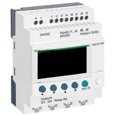 Zelio Logic - relais intelligent compact - 12 E/S 24Vcc - horloge ...