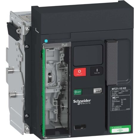 MTZ1 disjoncteur Masterpact 1000A H2 3P débrochable
