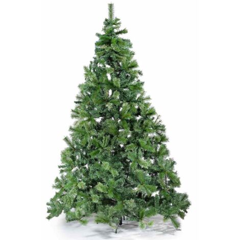 Albero Natale Pino Verde, 1400 Rami di 3 Tipi Differenti - Altezza 2,40 Mt