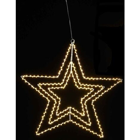 Stella Natalizia luminosa da appendere con 409 luci Led per interni ed ...