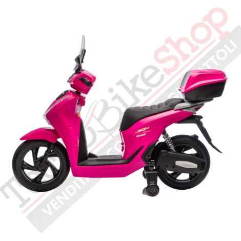 Moto Elettrica per Bambini 12V Scooter Rosa Honda SH125