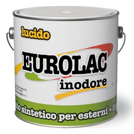 SMALTO 'EUROLAC' LUCIDO 2,5LT ROSSO OSSIDO