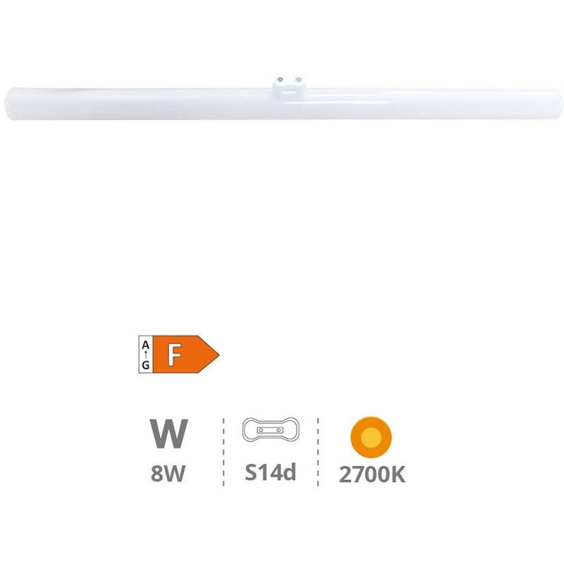Bombilla linestra LED 8W S14d 2700K