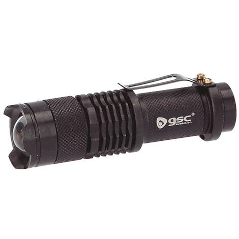 Linterna con clip 3W - 12u caja exp