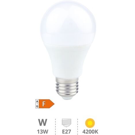 Bombilla LED estándar A60 13W E27 4200K