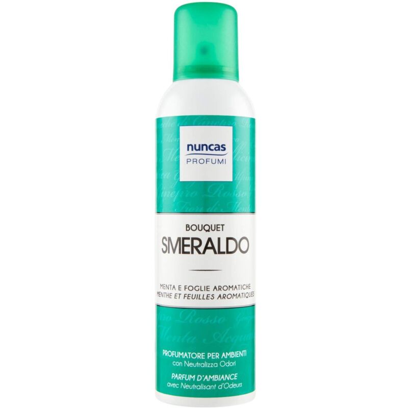 Profumatore per Ambiente Spray Bouquet Smeraldo 250 ml Nuncas