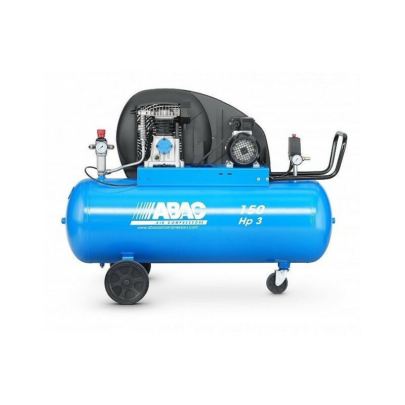 Abac - Compresseur à piston 3CV 10 bar 150L 400V Triphasé Direct - A29B ...