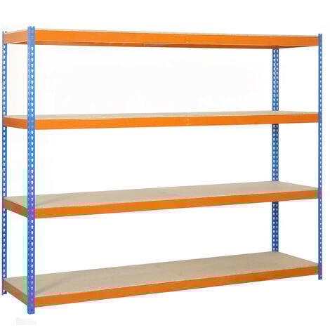 Etagère 4 niveaux Simonrack ECOFORTE 2104-4 bleu orange 2000x2100x450mm