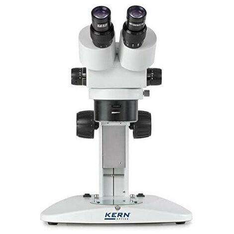 Kern - Microscope stéréo à zoom 0,75x - 5,0x binoculaire HSWF 10x/Ø 23 ...