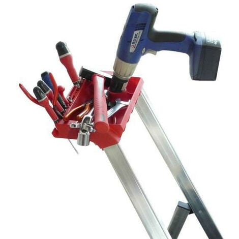 Escalux - Escabeau en aluminium Professionnel 7 marches haut. travail 3 ...