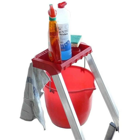 Escalux - Escabeau en aluminium Professionnel 8 marches haut. travail 3 ...