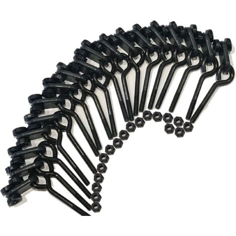 18 Stück Laufrollen Set für Flachdach Pergola Firenze Dachbefestigung ...