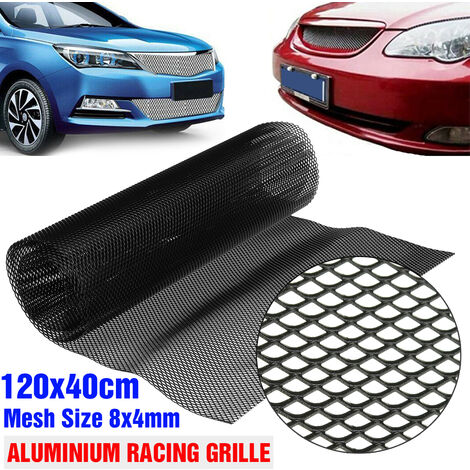 Black Aluminium Racing Grille Net Vent Race Car Tuning Grill 40x120cm ...