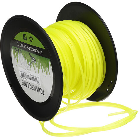 3mm Heavy Duty Square Strimmer Trimmer Line 50m