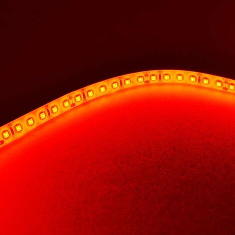 Nastro LED 120 LED/m 9,6W/m IP65 5m - Luce rossa