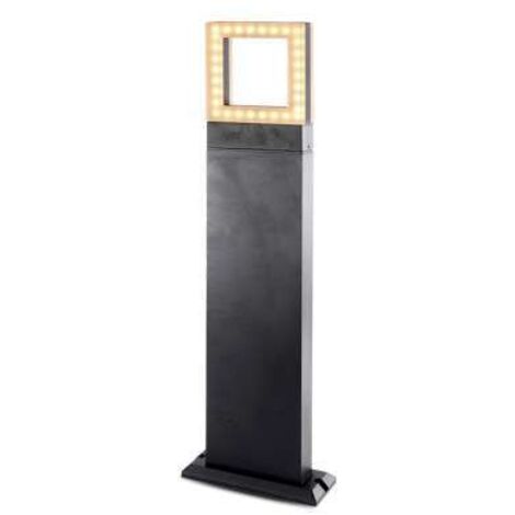 LED rettangolare 12W 50cm Diffusore quadrato IP54 - bianco caldo 3000K