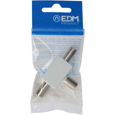 Connettore TV Fitting 1 femmina + 2 maschi - Adattatore in metallo ...