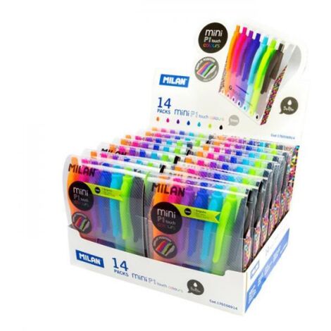 Confezione 7 mini penne color milano.