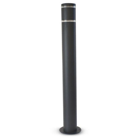 Palo LED E27 60W IP44 impermeabile IK10 Ø90 810 mm Grigio Antracite