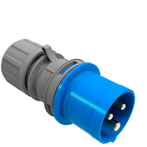 CETAC 2P+T 16A Blu - Connettore elettrico industriale - Tensione 220 ...