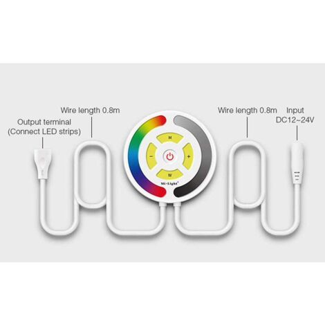 Telecomando RGB+W cablato LED Nastri RF e WiFi YL1