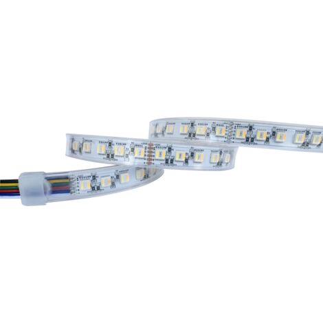 Nastro LED 96 LED/m 35W/m RGB+CCT 2400-6000K impermeabile IP67 5m