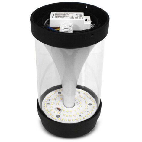 Palo LED 20W 1900lm 120° IP65 IK10 alluminio impermeabile 720mm Ø181mm ...