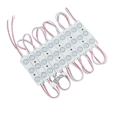 20 moduli LED impermeabili IP65 1,5W DC12V - Bianco della neve (SW) 10000K