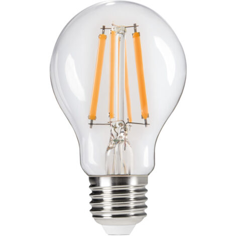 E27 7W A60 lampadina LED equivalente a 60W - Bianco Hot 2700K