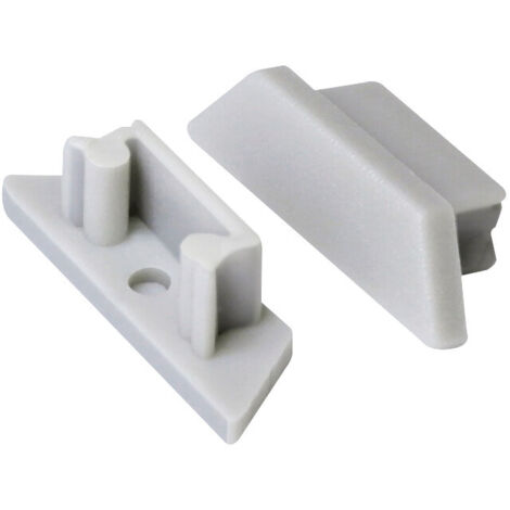 Stopper PROFILO – Chiusura a profilato in alluminio – Plastico grigio ...