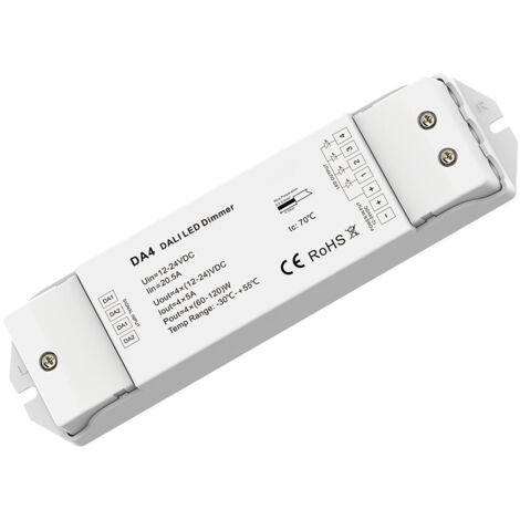 DIMMER LED DALI - Grader LED 20,5A - DC24V - Bianco - Plastica ...