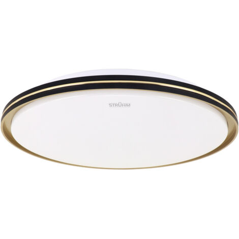 Lampada da soffitto LED FIESTA CCT - 24W - Oro nero - 420mm - 3 temperature