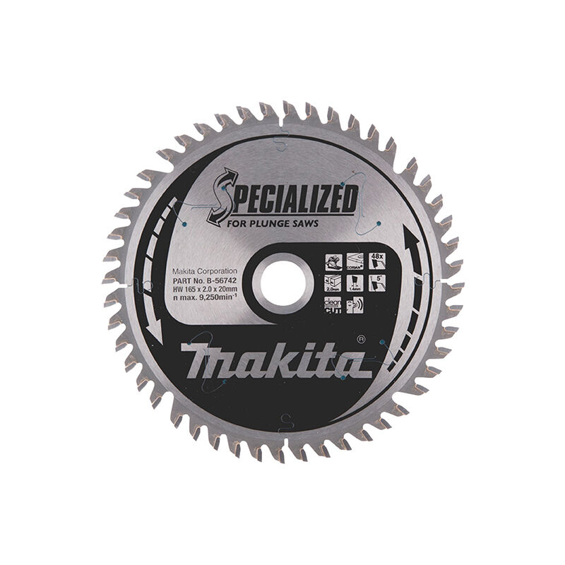 MAKITA B-56742 DISCO TCT 165/20/48D CORIAN