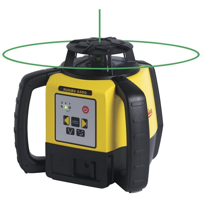 LEICA RUGBY 640G NIVEL LASER GIRATORIO VERDE