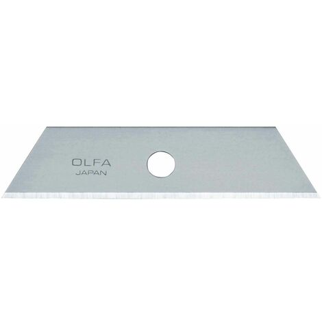 OLFA SKB-2/5B PACK DE 5 CUCHILLAS TRAPEZOIDAL 72X17,5 MM PLATEADAS