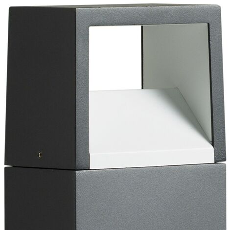 Lanterne d'extérieur gea led ges1152 100h led anthracite lampadaire ...