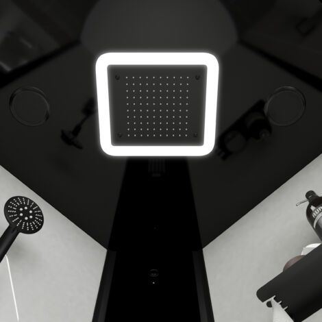 Marwell Dampf Duschkabine Spa Round 95x95x218cm - Fertigdusche im ...