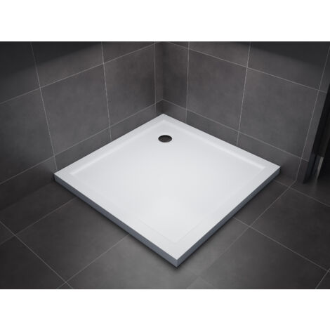 Duschtasse quadratisch Marwell 90 x 90 cm in Steinoptik - Duschwanne ...