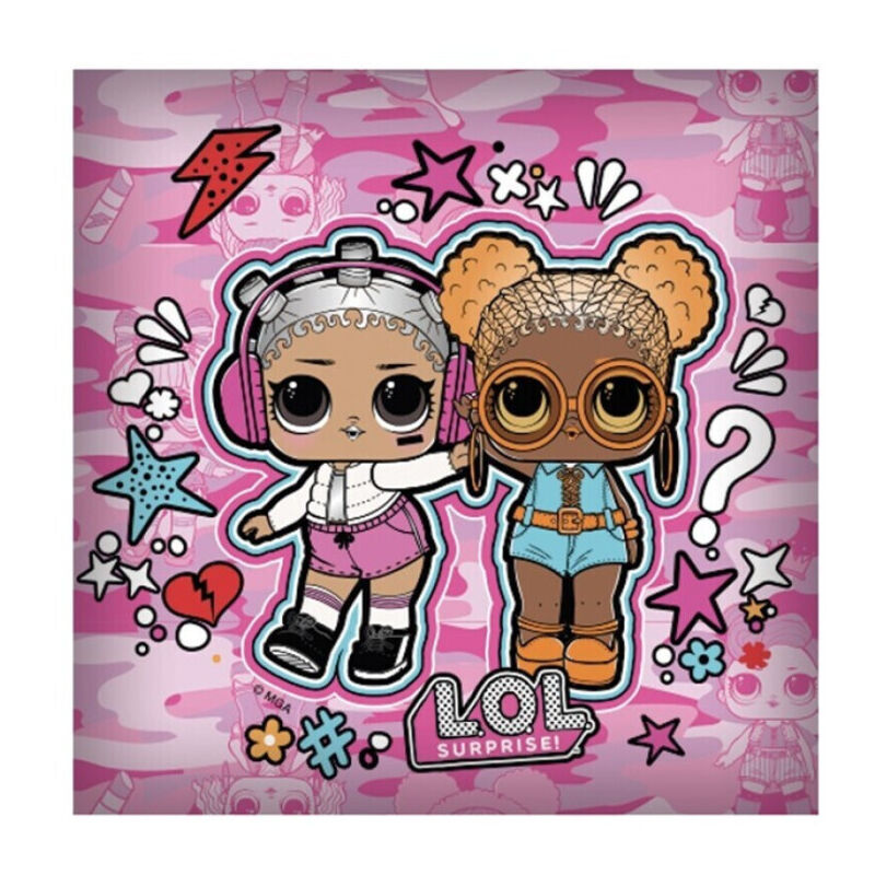 Coussin Poupées LOL - Rose