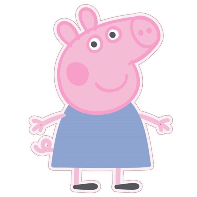 Coussin Forme Peppa Pig - Rose